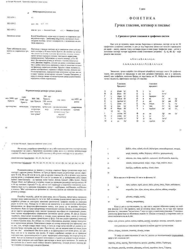 Mutavdzic Gramatika | PDF