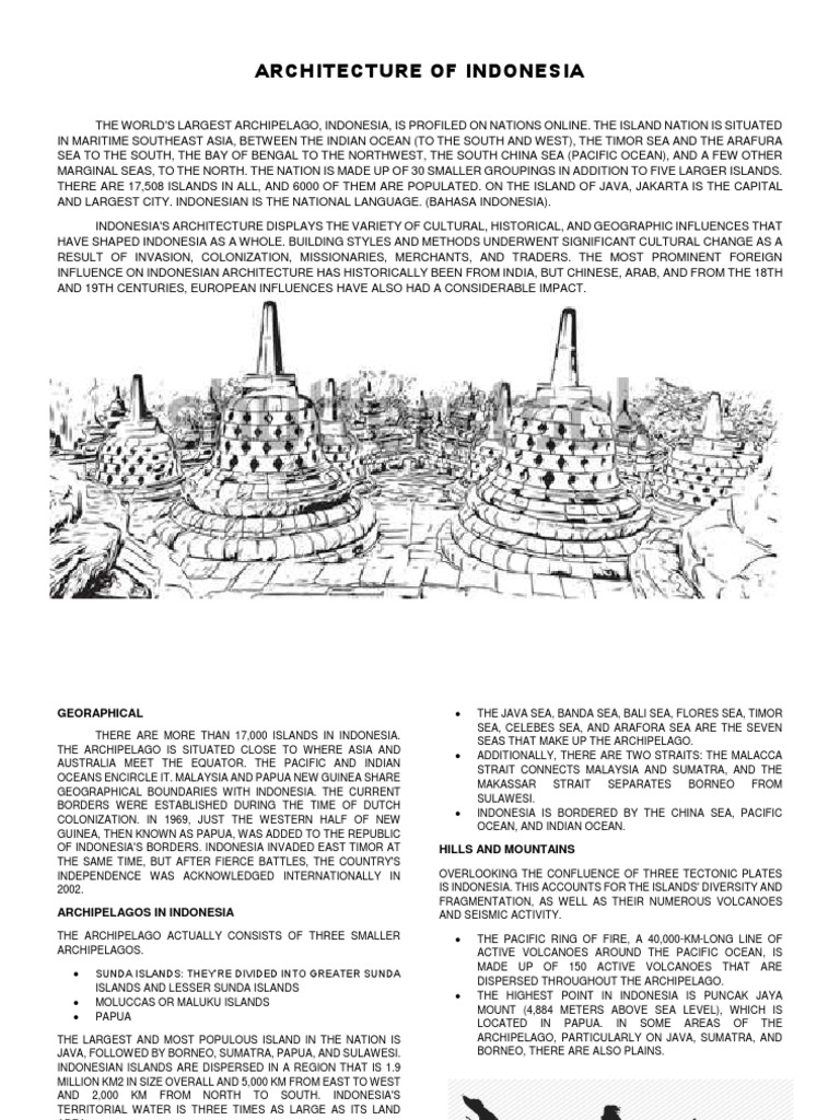 Indonesian Architectural Diversity | PDF | Indonesia | Temple
