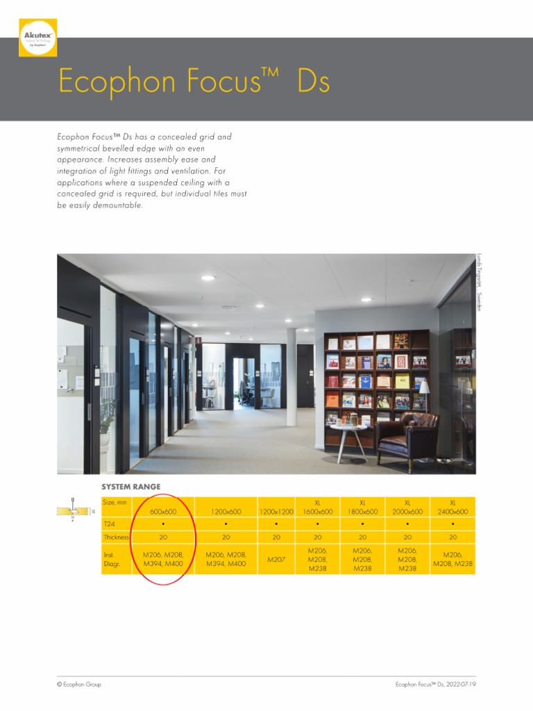 Ecophone Focus DS - DAtasheet | PDF