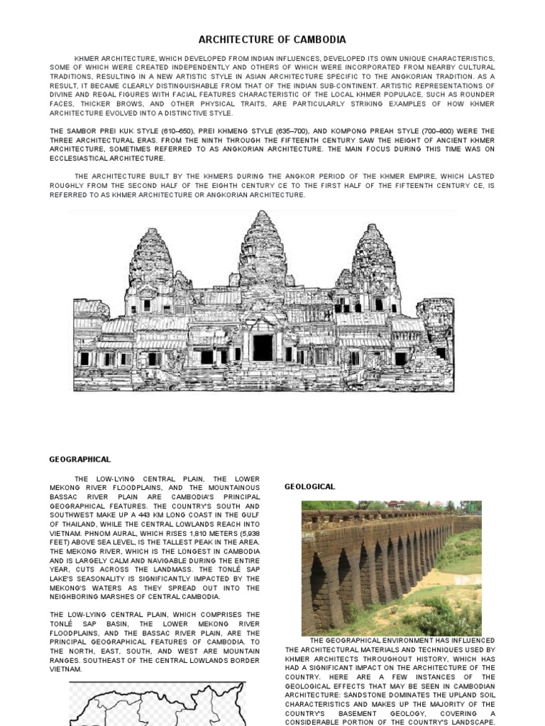 Architecture of Cambodia (FR2) | PDF