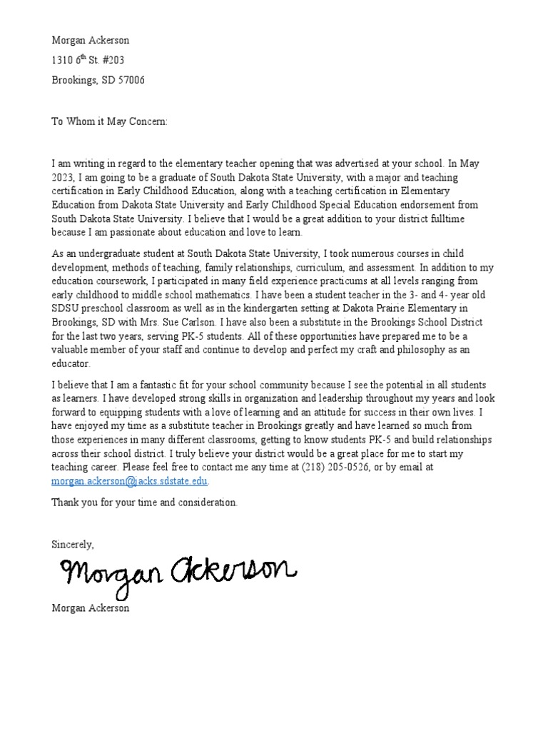 letter of introduction | PDF