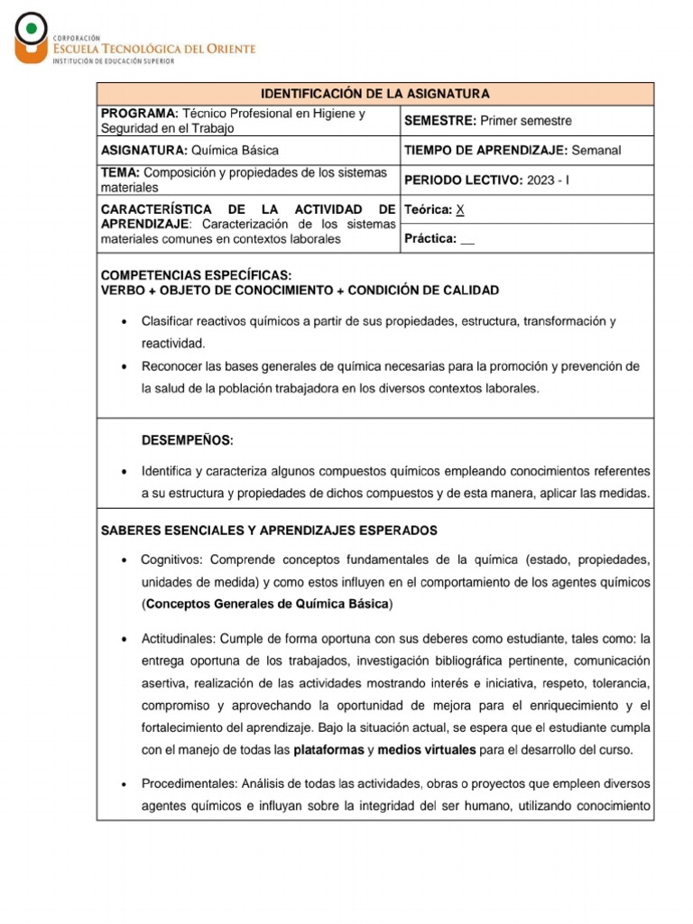 Actividad 1 Composición de La Materia-1 Terminada | PDF