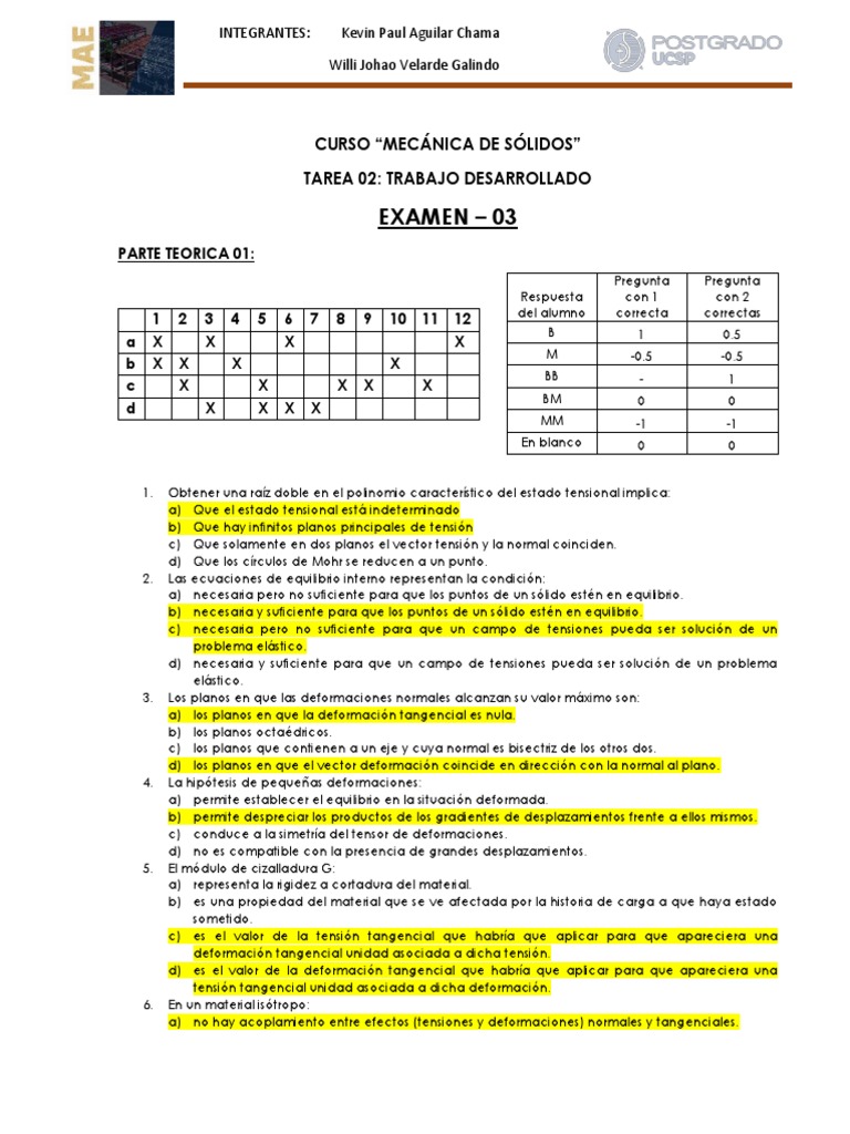 Tarea 02 - Ex3 y Ex2 | PDF | Elasticidad (Física) | Estrés (Mecánica)