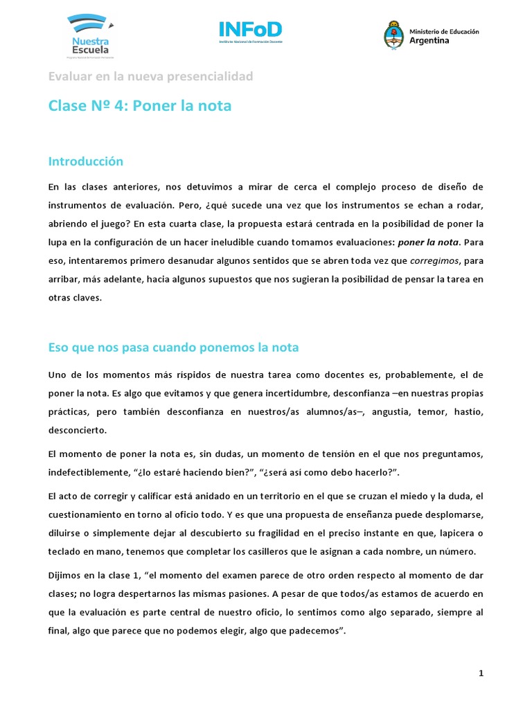 185 Clase4 | Descargar gratis PDF | Evaluación | Aprendizaje