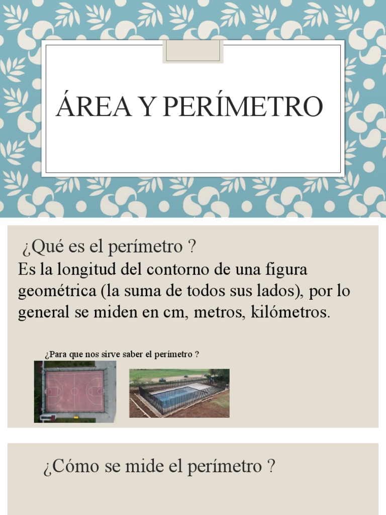Área y Perímetro | PDF