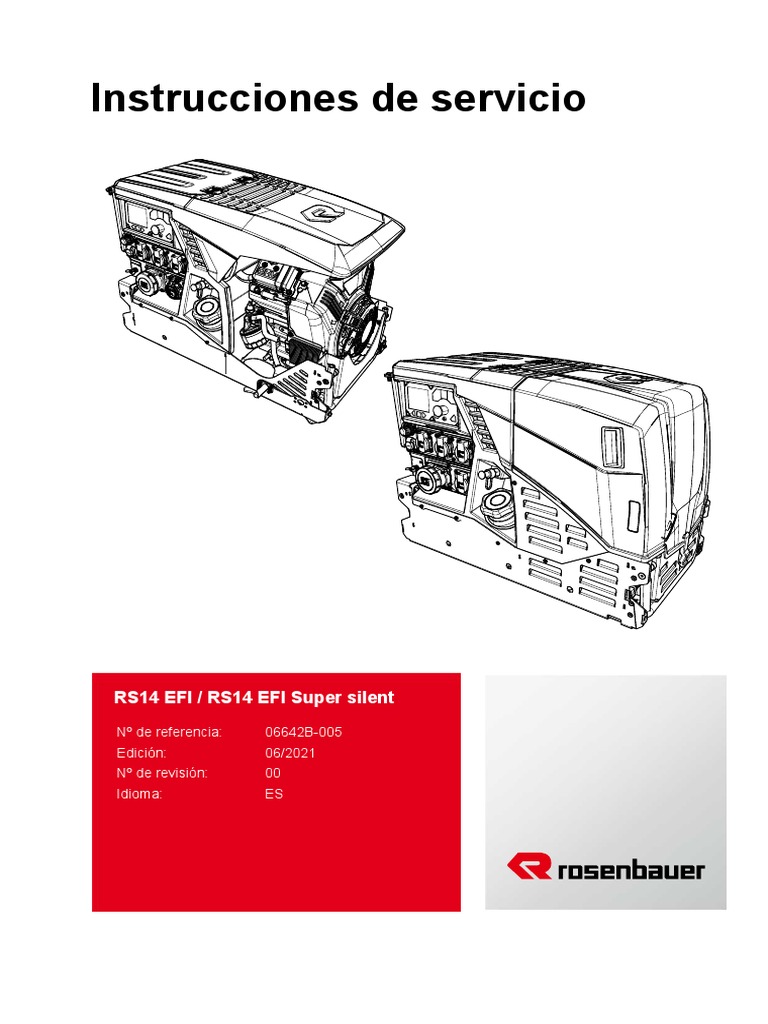 Vwi RS14 Efi RS14 Super Silent Efi Es | PDF | Generador eléctrico ...
