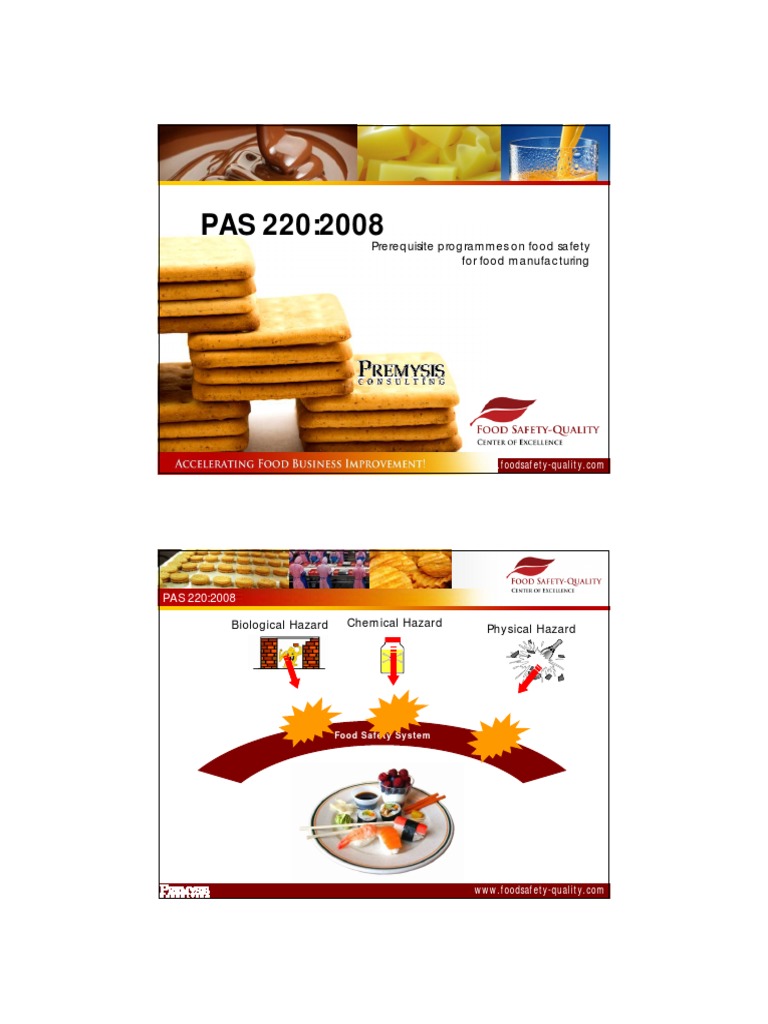 PAS 220:2008 Food Safety Standards | PDF | Business | Computers