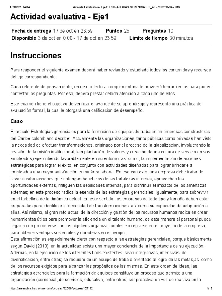 Actividad Evaluativa - Eje1: Fecha de Entrega 17 de Oct en 23:59 Disponible 3 de Oct en 0:00 ...