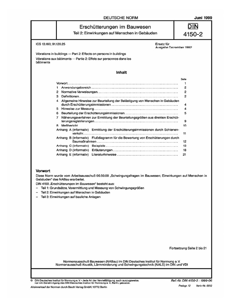 DIN 4150-2 Norm | PDF