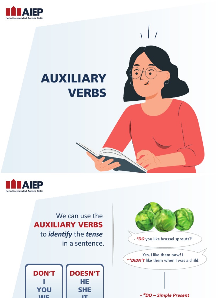 AUXILIARY VERBS Aiep | PDF | Verb | Subject (Grammar)