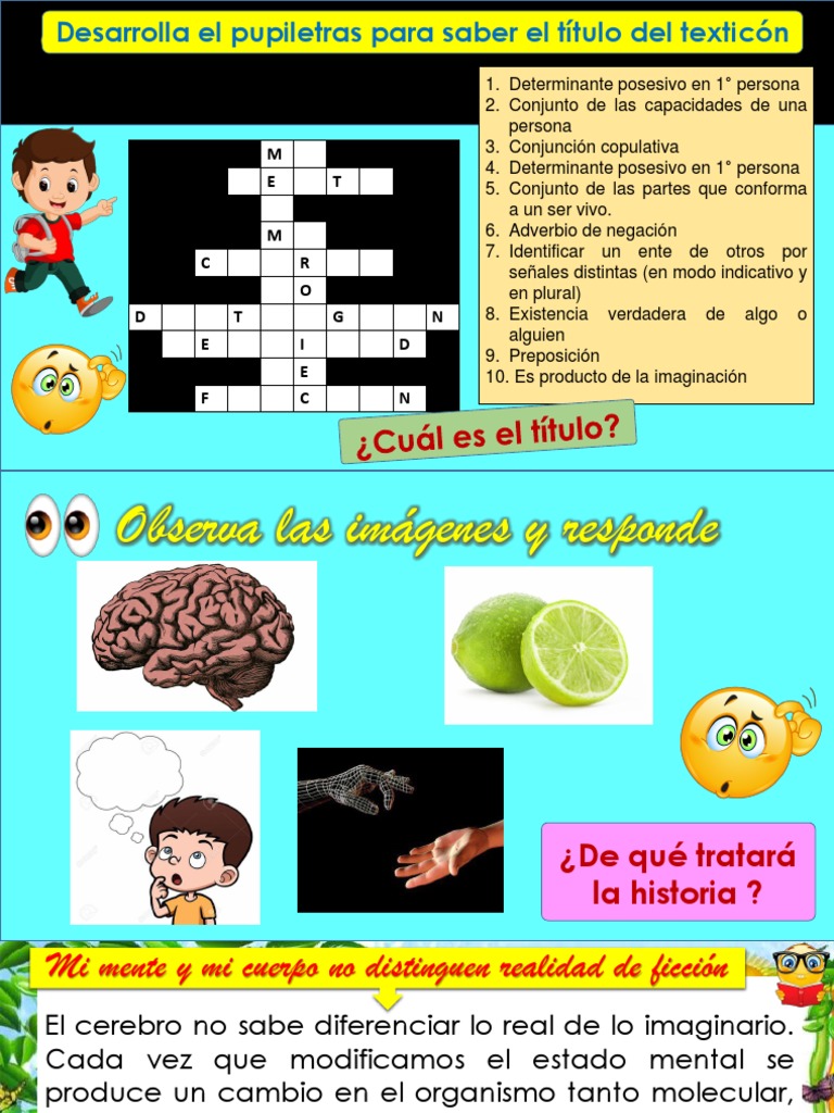 Texticón 1 - Vii Ciclo-Material de Apoyo | PDF | Mente | Imaginación