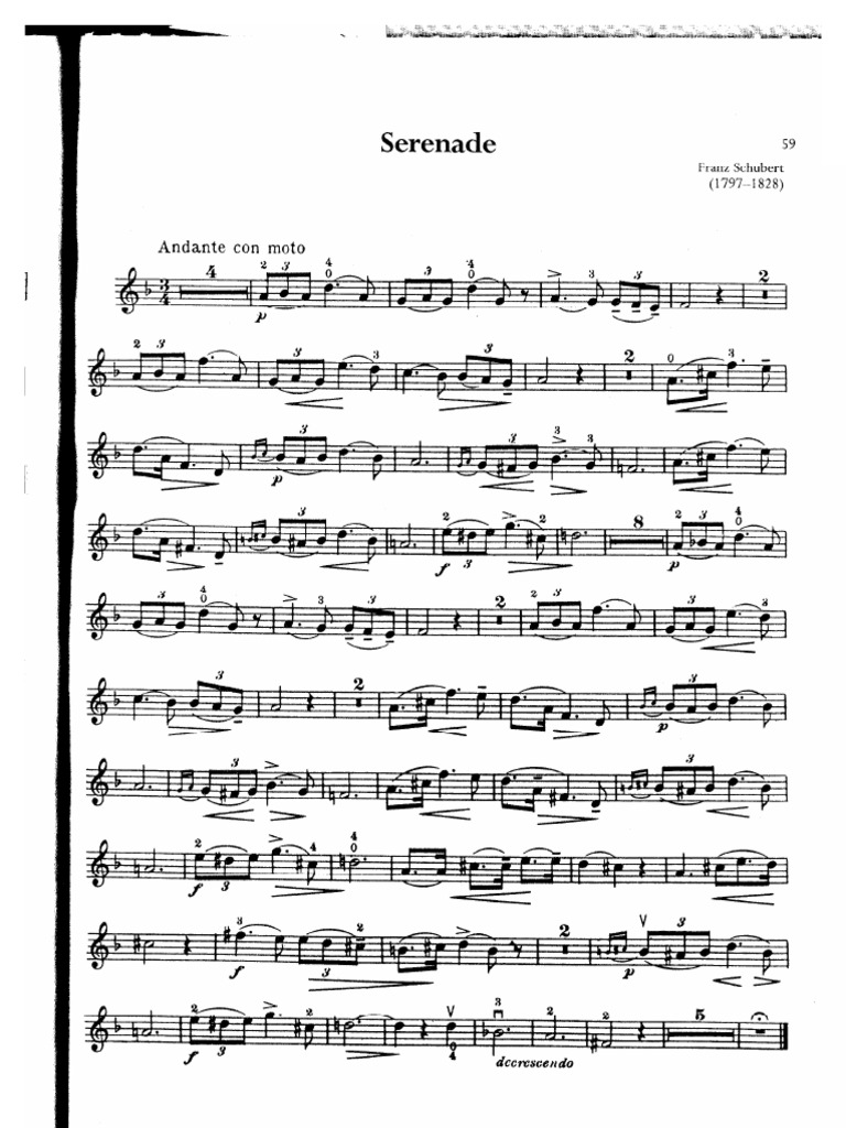 Serenada (Shubert) | PDF
