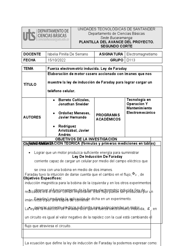 Segundo Avance | PDF