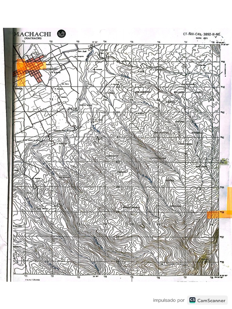 carta machachi escala 1:25000 | PDF