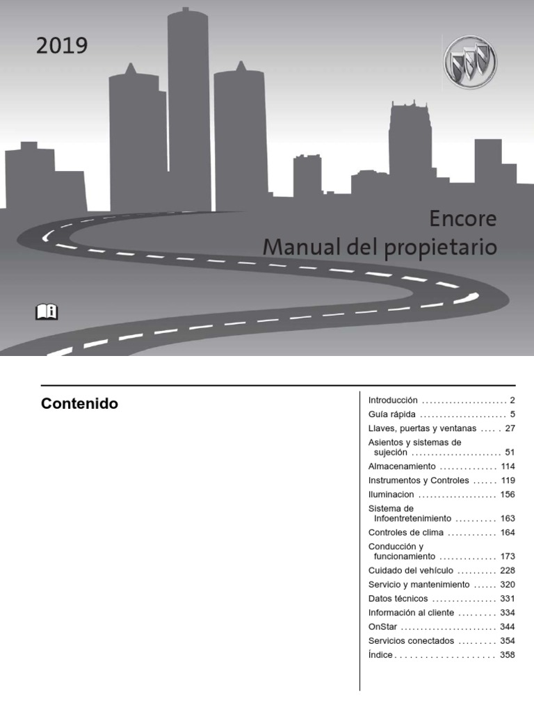 2019 Buick Encore Model Overview Manual de Propietario | PDF