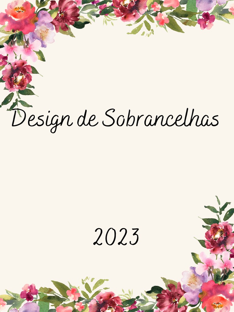 Apostila Design De Sobrancelhas Pdf Olho Desenho