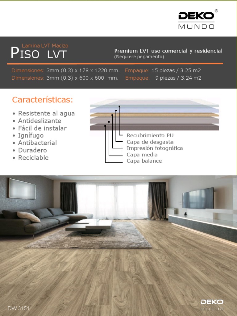 Catàlogo Piso LVT | PDF | Madera | Materiales de construcción