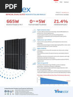 550W Half-Cut Solar Panel Datasheet | PDF | Solar Panel | Solar Power
