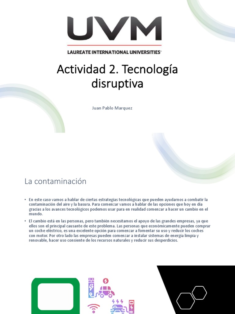 Actividad 2. Tecnología Disruptiva | PDF