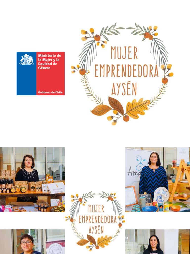 El Catalogo Feria Mujer Emprendedora Aysen | PDF | Materiales