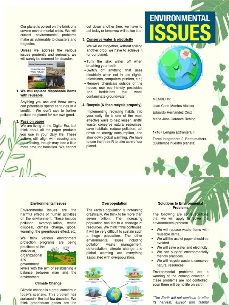 Our Environment Is Constantly Changing | PDF | Climate Change | Natural ...