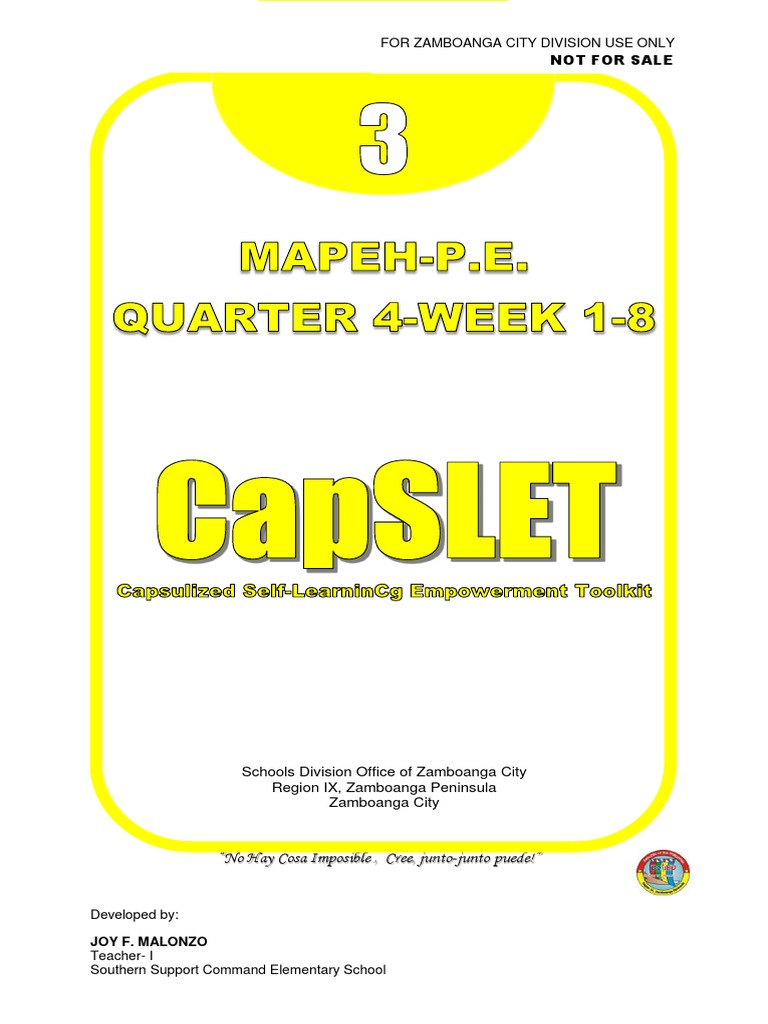 Pe3 Q4 Week 1 8 | PDF