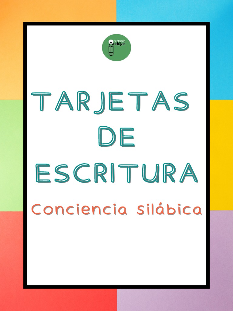 Bonitas Tarjetas de Escritura Conciencia Silabica | PDF