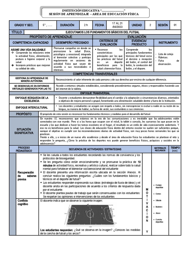 Eda 2 - Sesión 1 - Ef 5° - U2 | PDF