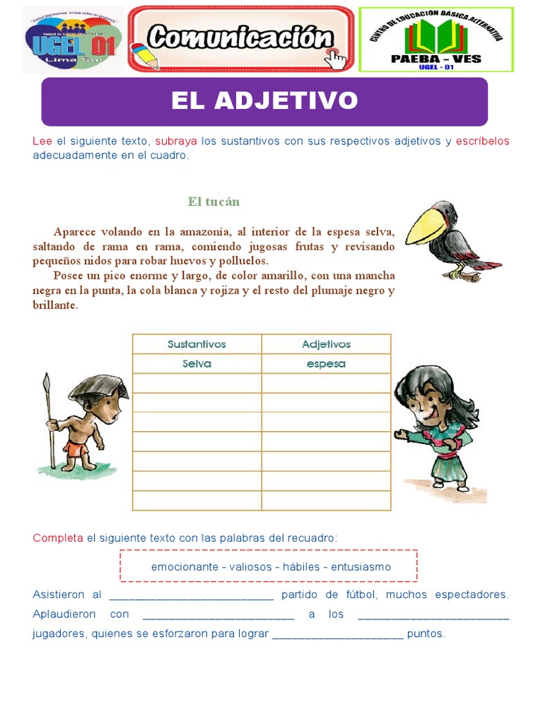 Clases de Adjetivos | PDF | Adjetivo | Unidades Semánticas