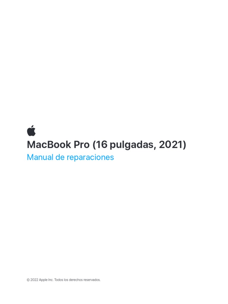 Macbookpro 16 2021 07300327A Repair y | PDF | Apple Inc. | Mac OS