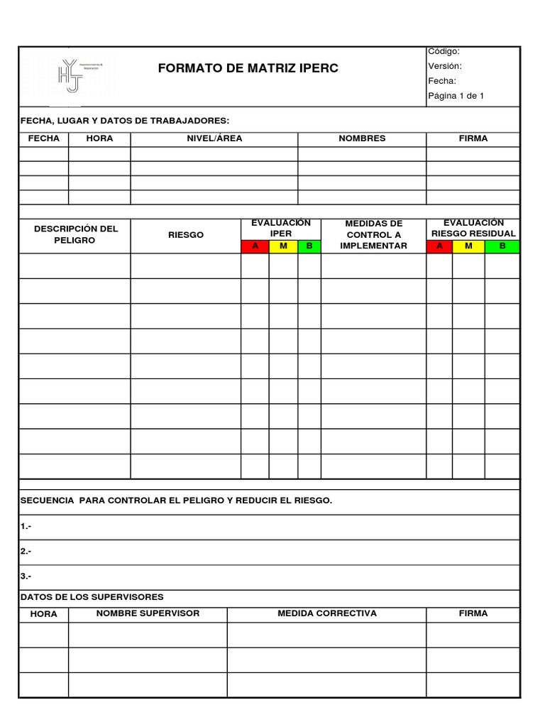 Formato Iperc EM | PDF