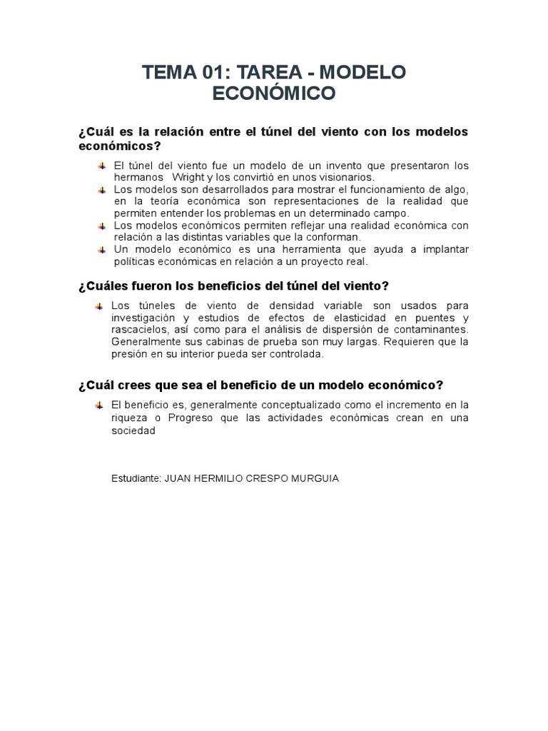 Modelo Económico | PDF