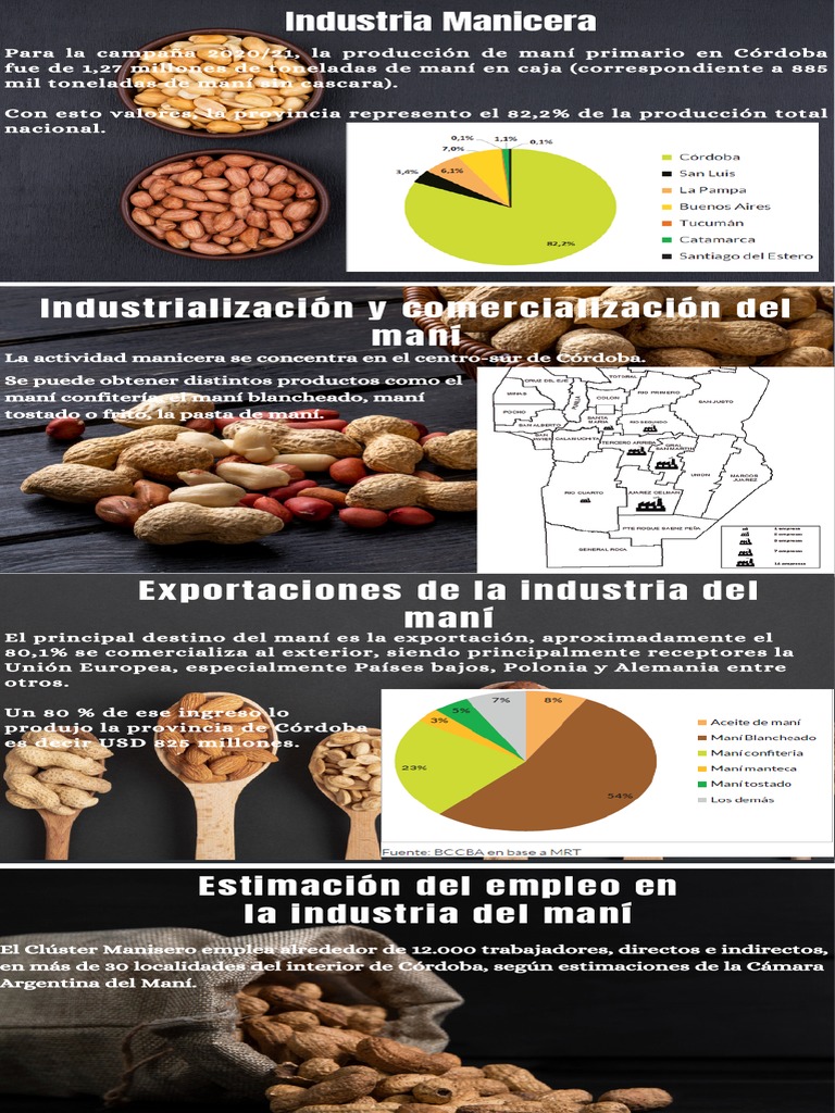 Producción y Exportación de Maní en Córdoba | PDF