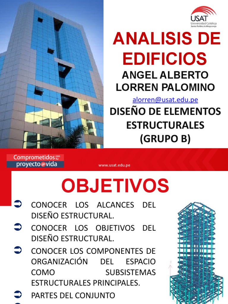 Sesion 2 (04 Abril 2023) Analisis de Edificios | PDF | Viga (Estructura) | Rigidez