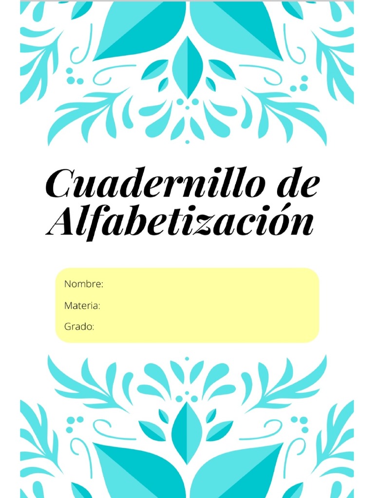Cuadernillo de Alfabetización | PDF