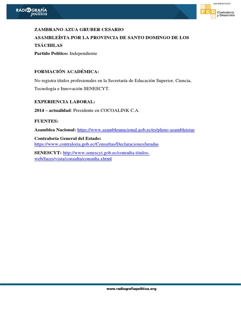 No Registra Títulos Profesionales en La Secretaría de Educación ...