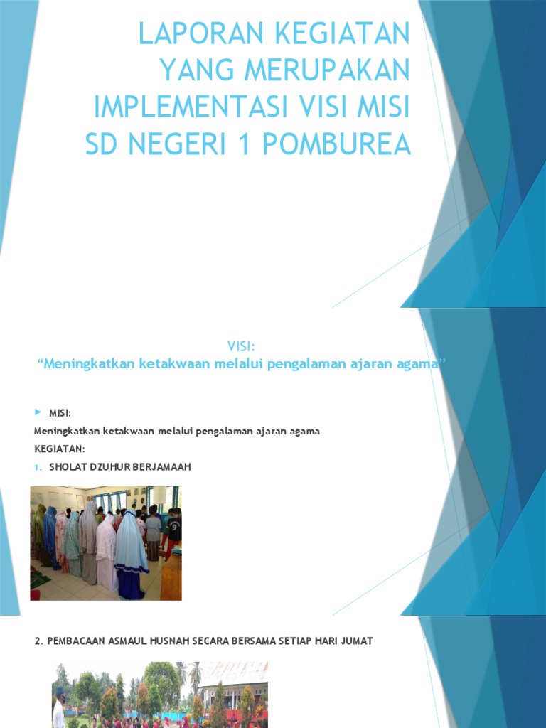 Laporan Implementasi Visi Misi | PDF
