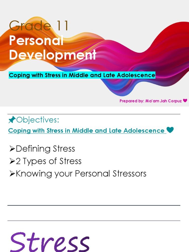 PERDEV Stress and Mental Health Reviewer | PDF | Mental Health | Stress (Biology)