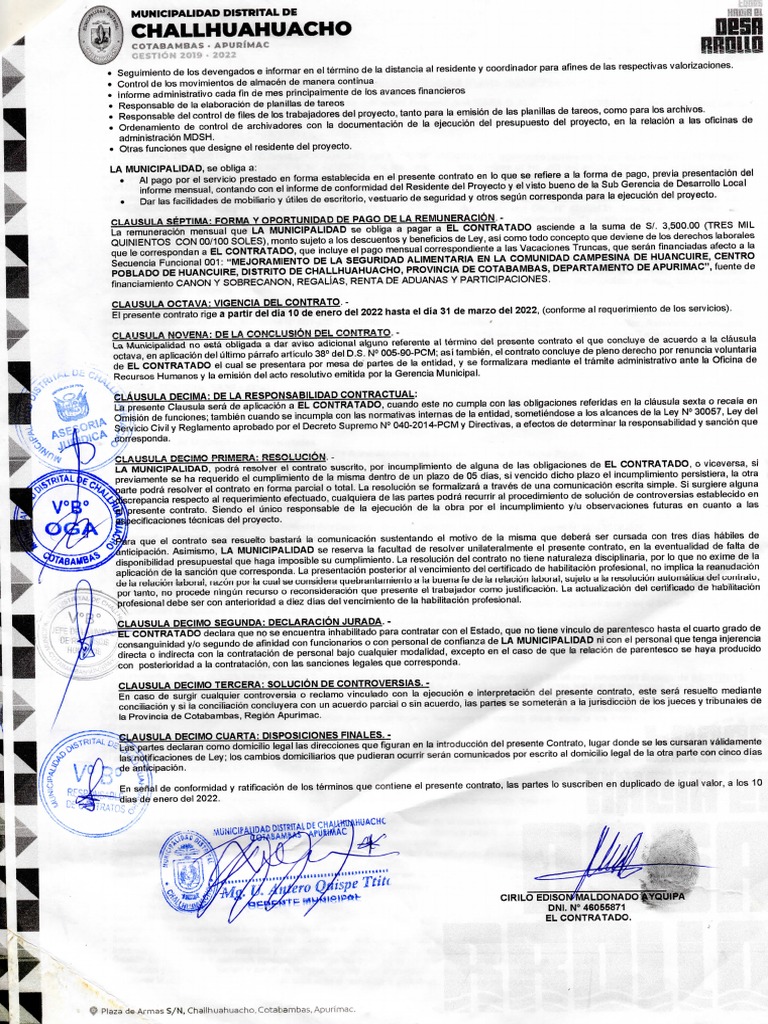 Contrato 2022014 | PDF