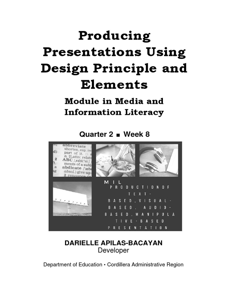 MIL Q2 W8 Creation of Presentation | PDF
