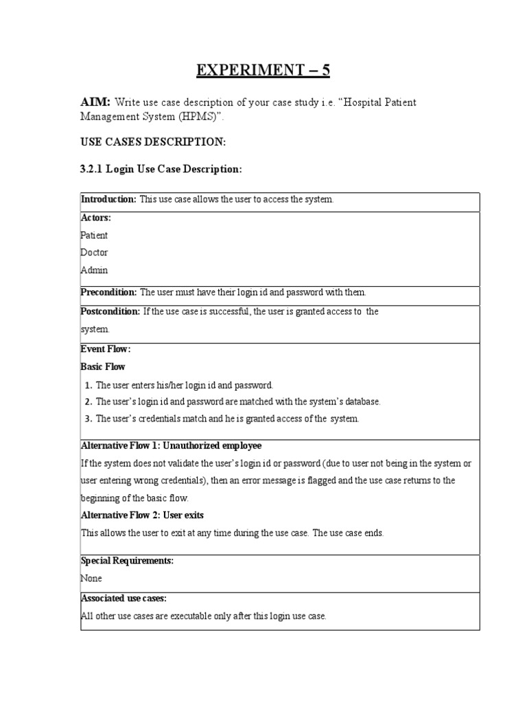 OOSE Lab File E-5 | Download Free PDF | Use Case | User (Computing) OOSE Lab File E-5 | Download Free PDF | Use Case | User (Computing)
