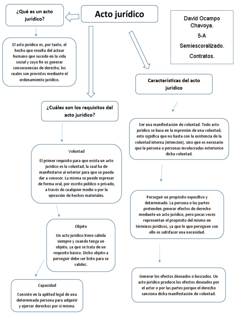 Esquema Acto Juridico | PDF