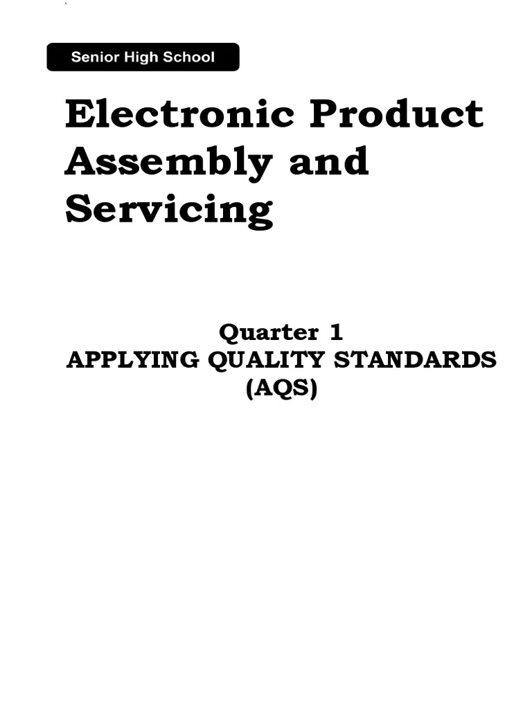 EPAS 11 Module 1 - AQS | PDF | Transistor | Field Effect Transistor
