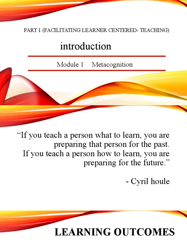 Module 1 Metacognition Pdf Metacognition Learning 0042