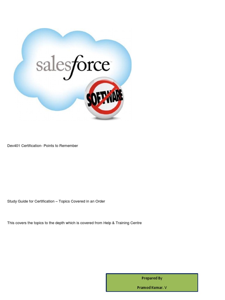 SFDC Notes | PDF | Salesforce.Com | Tag (Metadata)