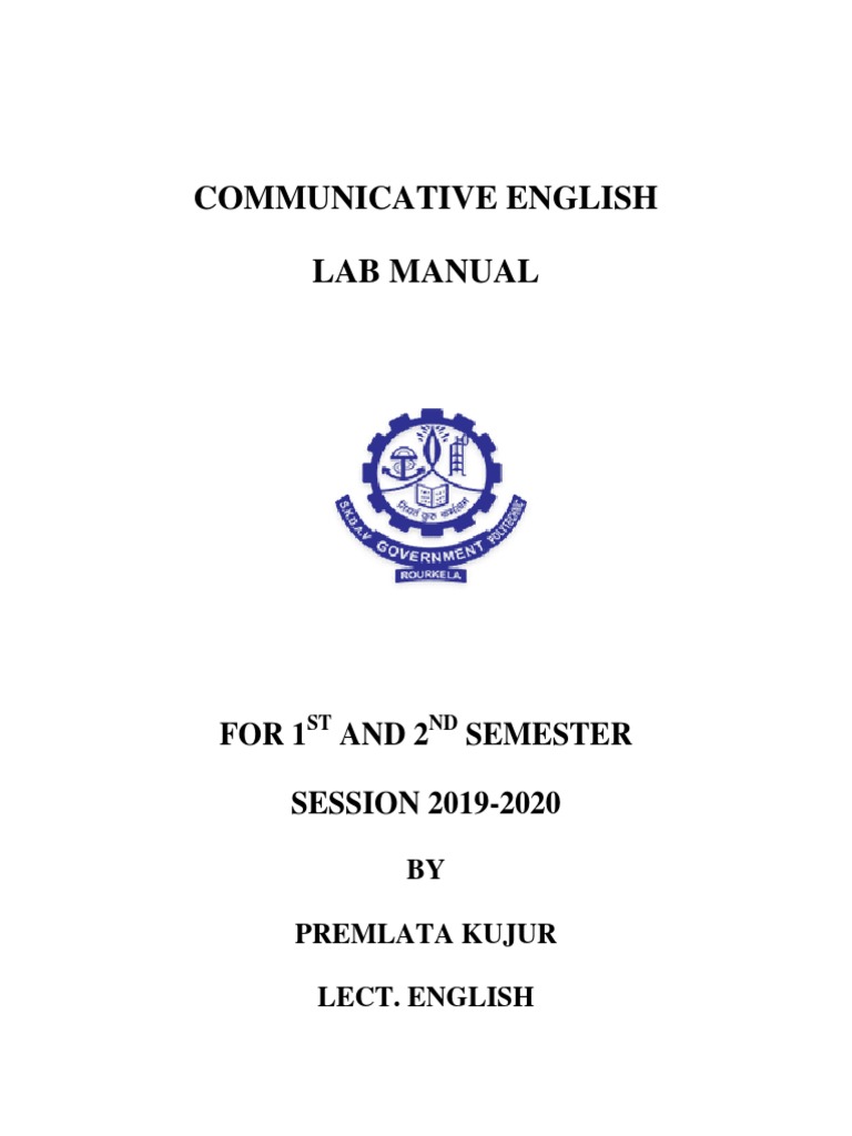 Communicative English Lab Manual 1643268175 | Download Free PDF ...