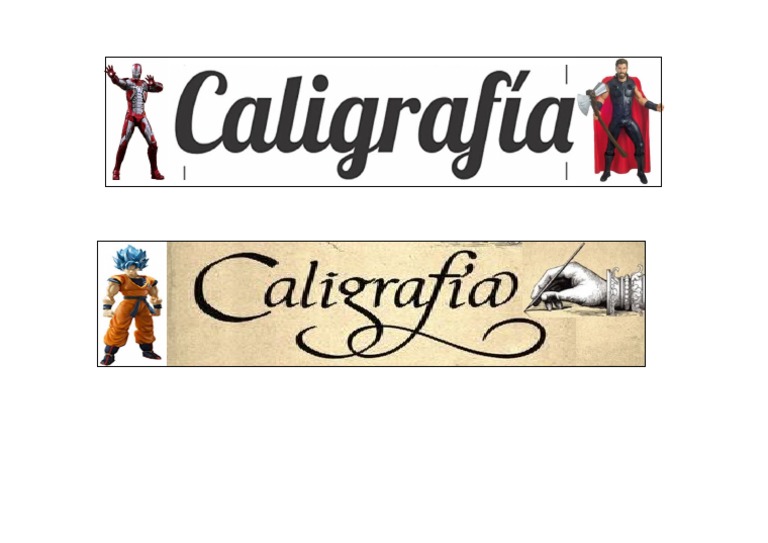 Sticker de Caligrafia | PDF