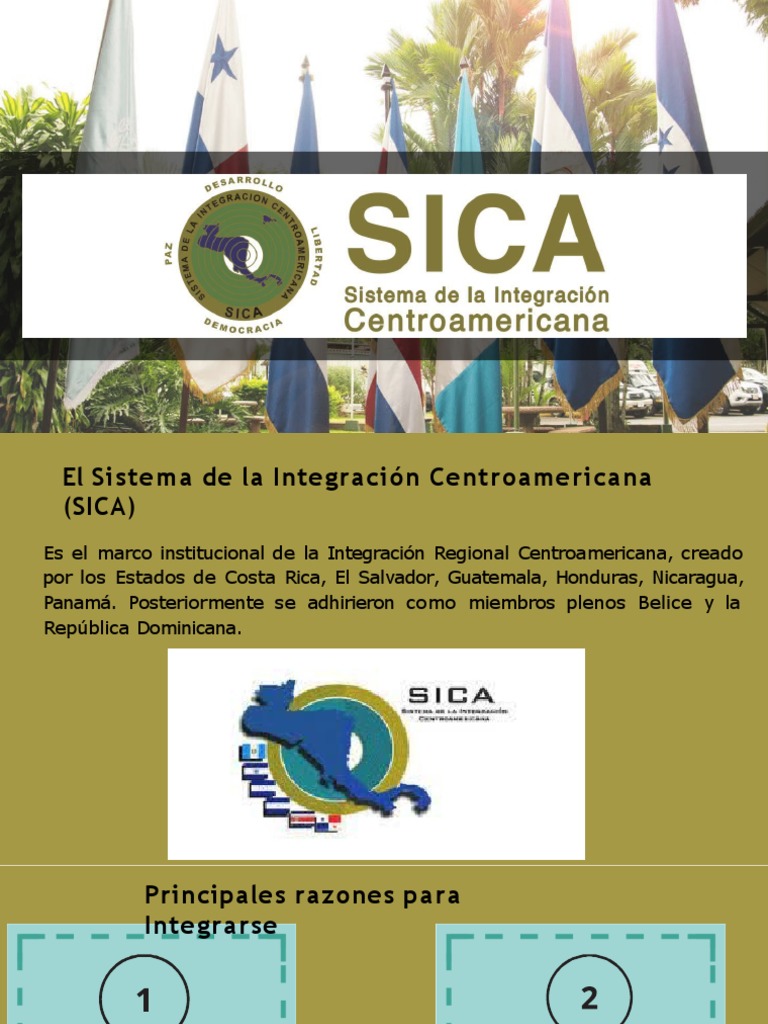 Integración Centroamericana: SICA | PDF | Ciencias Políticas