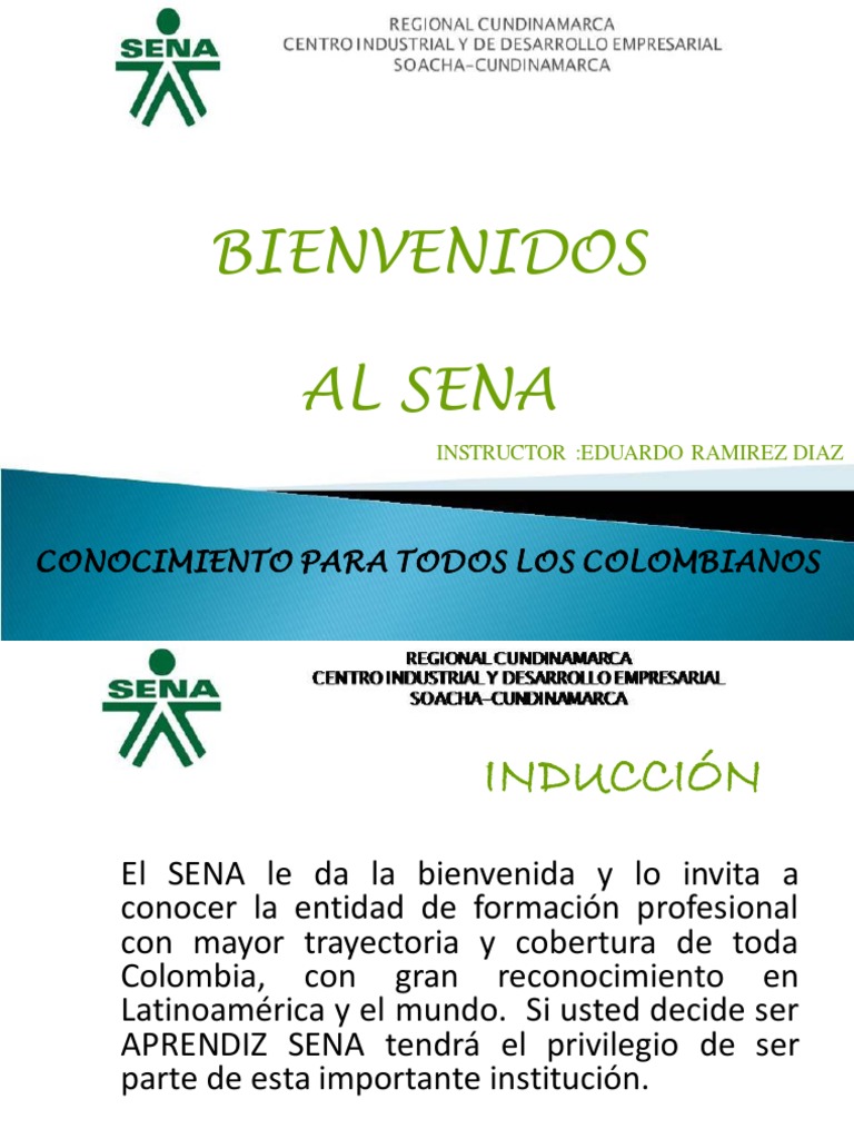 Induccion Sena 2023 | PDF