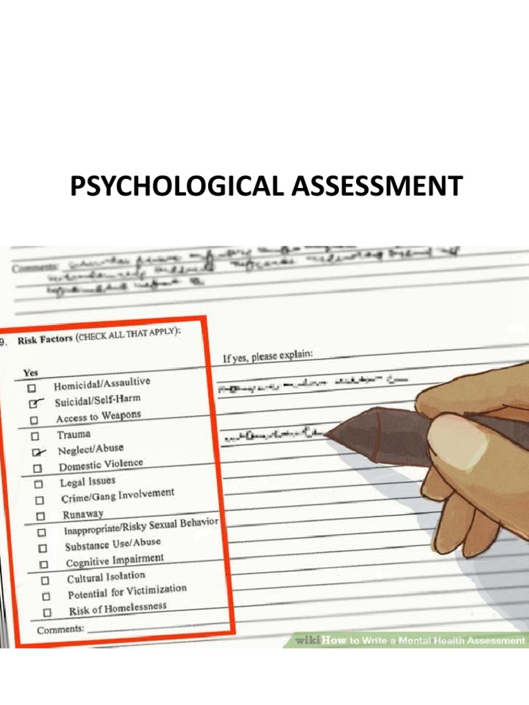 Psychological Assessment | PDF | Psychological Evaluation | Counseling ... Psychological Assessment | PDF | Psychological Evaluation | Counseling ...